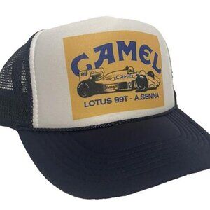 Handmade | Accessories | Retro Vintage Style F Camel Racing Hat Formula ...